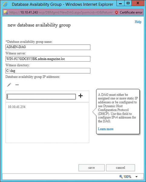 HA Exchange Databases » ADMIN Magazine
