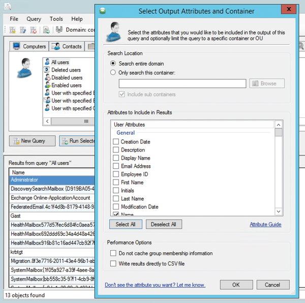 Free Tools for AD » ADMIN Magazine