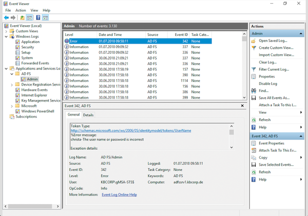 Monitoring ADFS » ADMIN Magazine