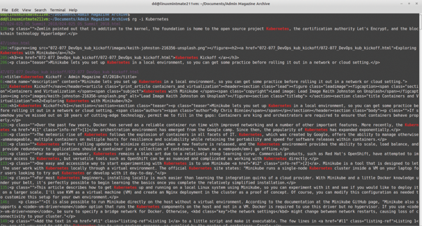 Ripgrep » ADMIN Magazine