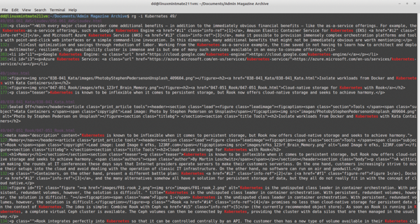 Ripgrep » ADMIN Magazine