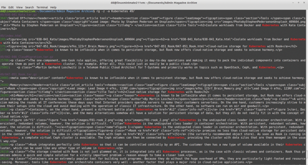 Ripgrep » ADMIN Magazine