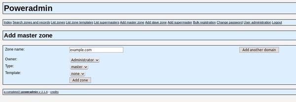 PowerDNS: Database Back End and Poweradmin Web GUI » ADMIN Magazine